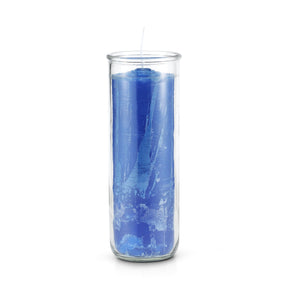 7 Day Blue Pull Out candle – La Belle Deesse Botanica