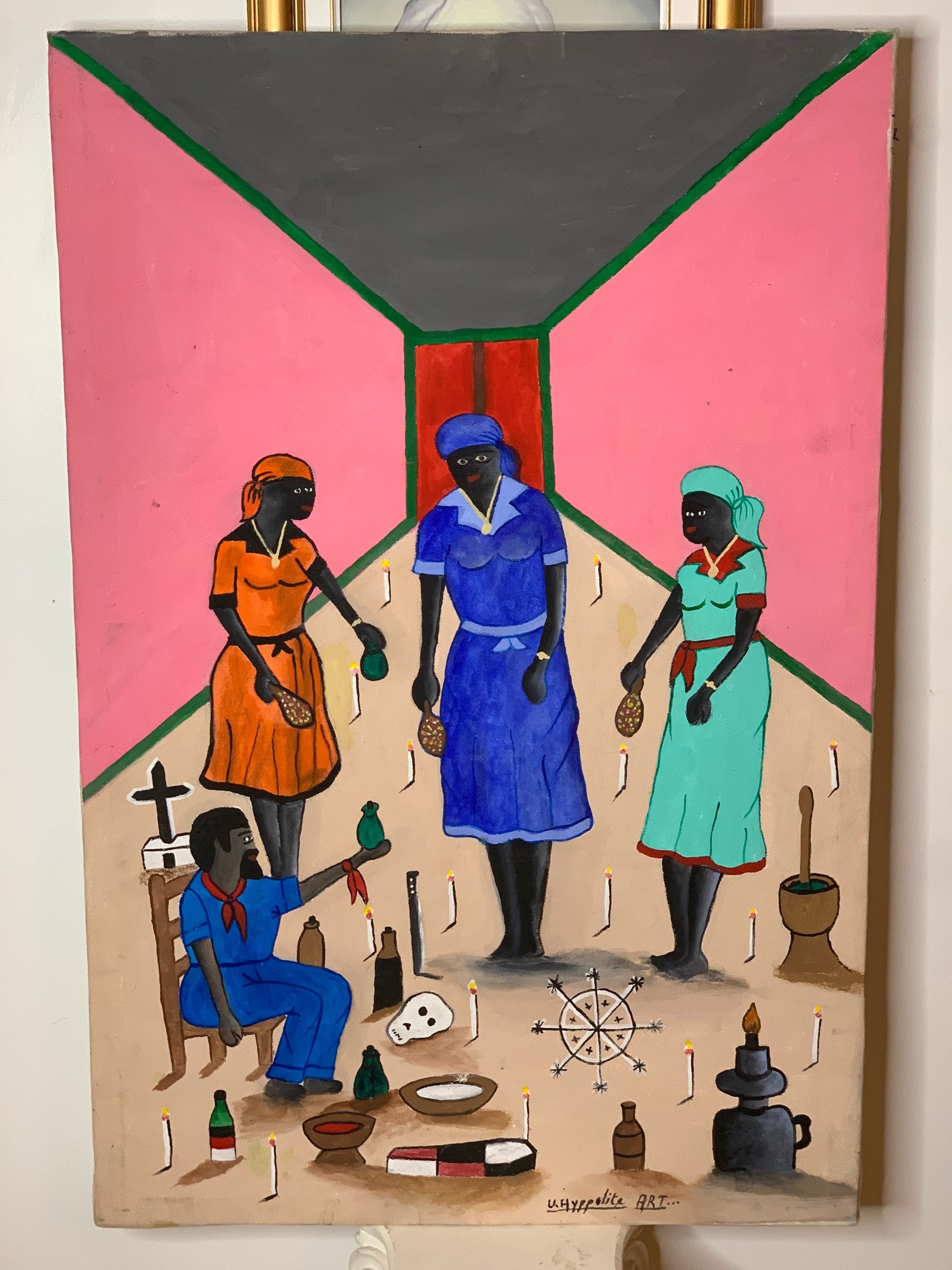 Custom Vodou Painting II – La Belle Deesse Botanica